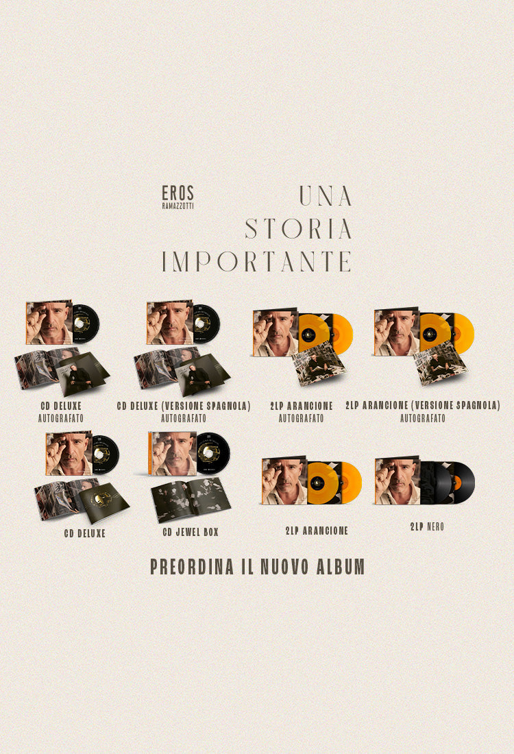 Eros Ramazzotti - CD e Vinili | Sony Music Store