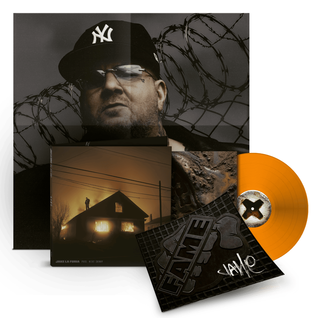 FAME - LP Fire Cover Arancione Autografato | Jake la Furia